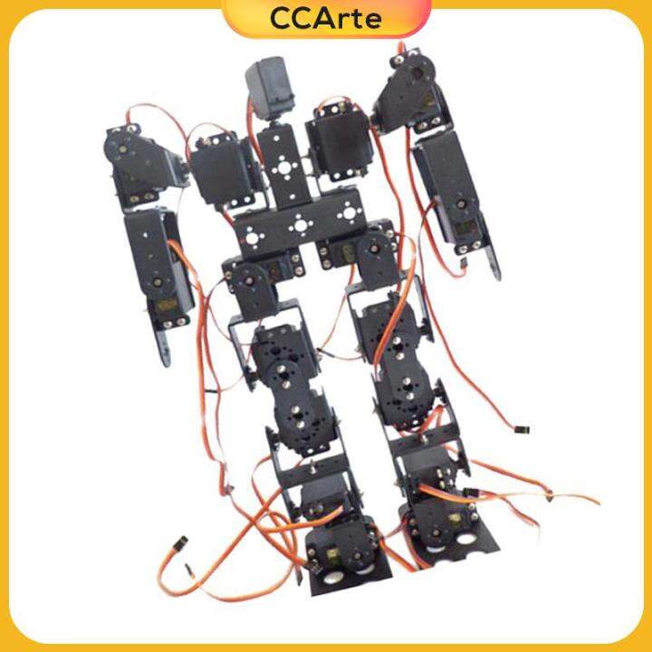 CCArte 17DOF Biped Robot Educational Robot Kit Humanoid Walking Servo ...