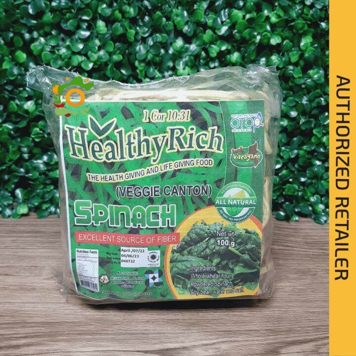 Healthy Rich Spinach Canton 100g Vegan | Lazada PH