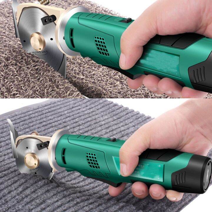 4000mAh Wireless Rechargeable Electric Round Cloth Cutter Cutting ...