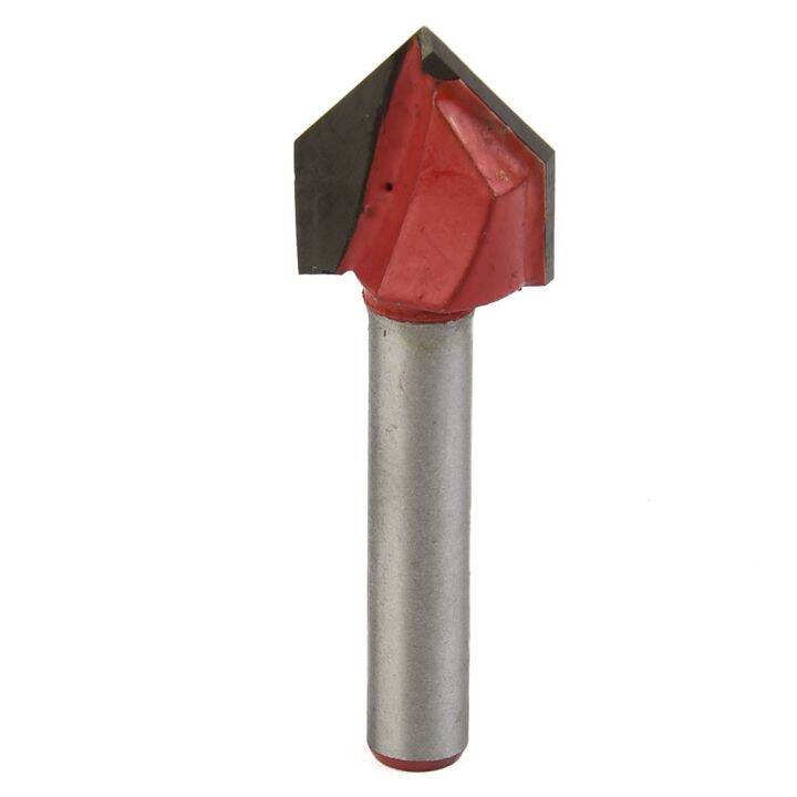 1/4 Shank 90 Degree V Groove Template Router Bit 48.5mm Power Tool ...