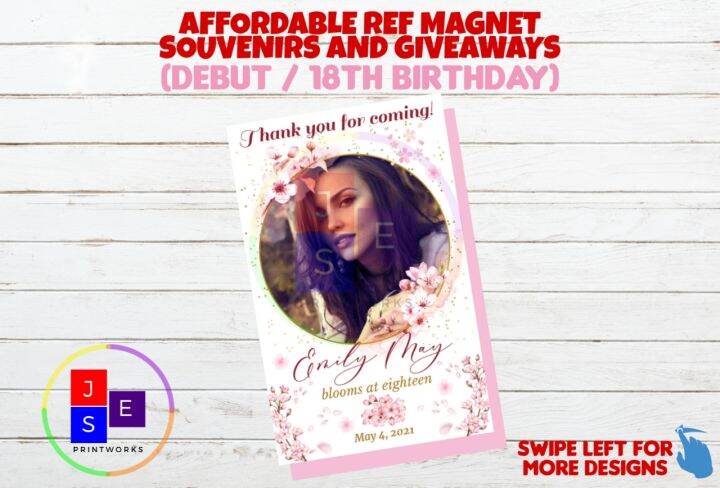 Ref Magnet (30pcs) Souvenirs and Giveaways Debut Design | Lazada PH