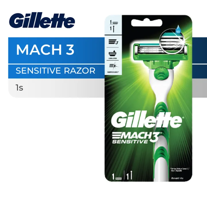 Gillette Mach 3 Sensitive Duracomfort Blades Razor | Lazada PH