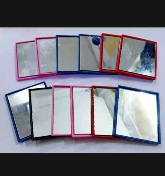 kaca kotak polos mini / cermin makeuo kecil / dandan / cermin saku 20 ...