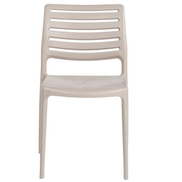 Blue Monoblock Olympia Bistro Dining Chair ShopITOOH