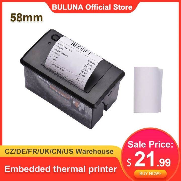 【hot】 卐 Embedded Thermal Receipt Printer 58MM Printing Module Low Noise ...