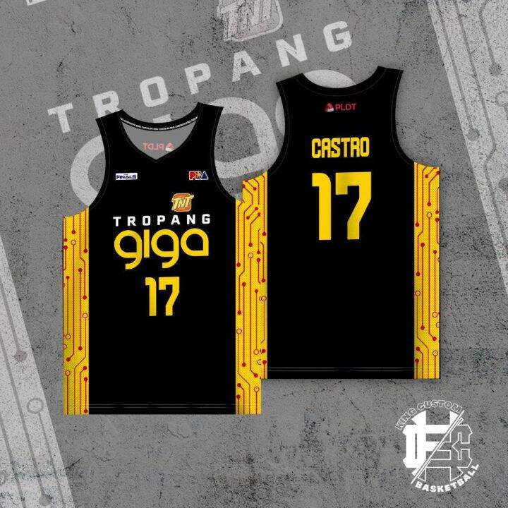PBA TNT Tropang Giga Full Sublimation Jersey 3D Print Breathable Vest ...