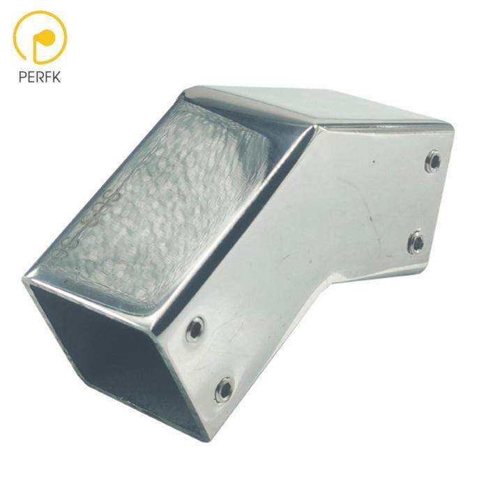 Perfk Square Curtain Rod Connector Curtain Pole Joint Connector Elbow ...