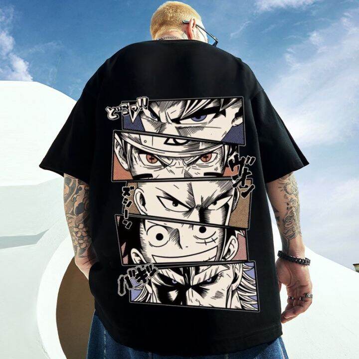 M-8XL 2022 ฤดูร้อนแฟชั่นหลวมขนาดใหญ่คอกลมแขนสั้นพลัสขนาดเสื้อยืดผู้ชาย | Lazada.co.th