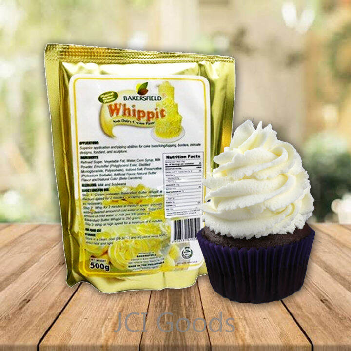 BAKERSFIELD Whippit Non Dairy Whipping Cream Frosting 500g | Lazada PH