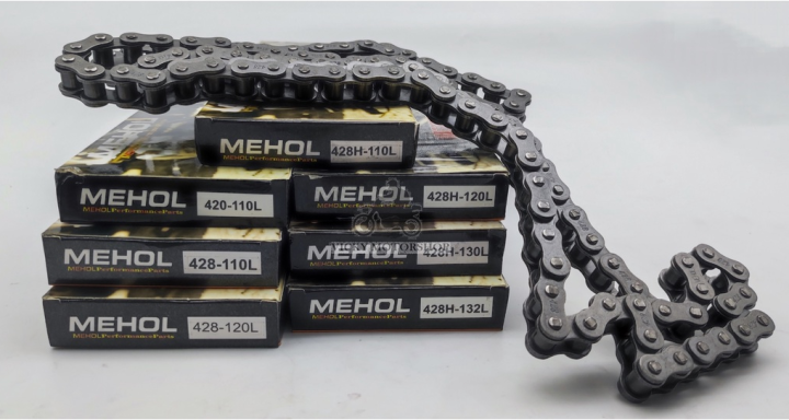 MEHOL CHAIN BLACK FOR MOTORCYCLE HEAVY AND LIGHT DUTY | Lazada PH