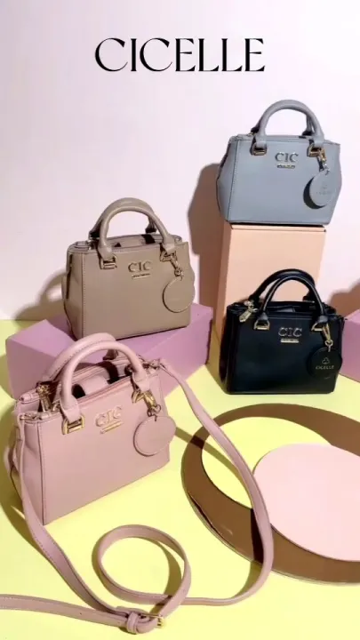 กระเป๋าแบร์นแท้ CICEllE สไตล์ Model ใส่ไปคาเฟ่ ทำงานก็ชิวเลย | Lazada.co.th