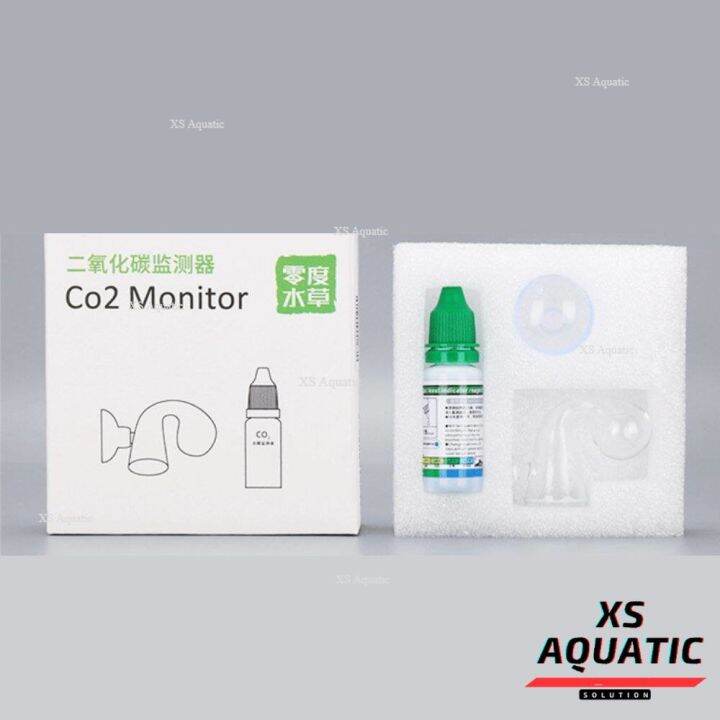 Aquarium Co2 Indicator Set Aquascape Carbon Dioxide CO2 Monitor Glass ...