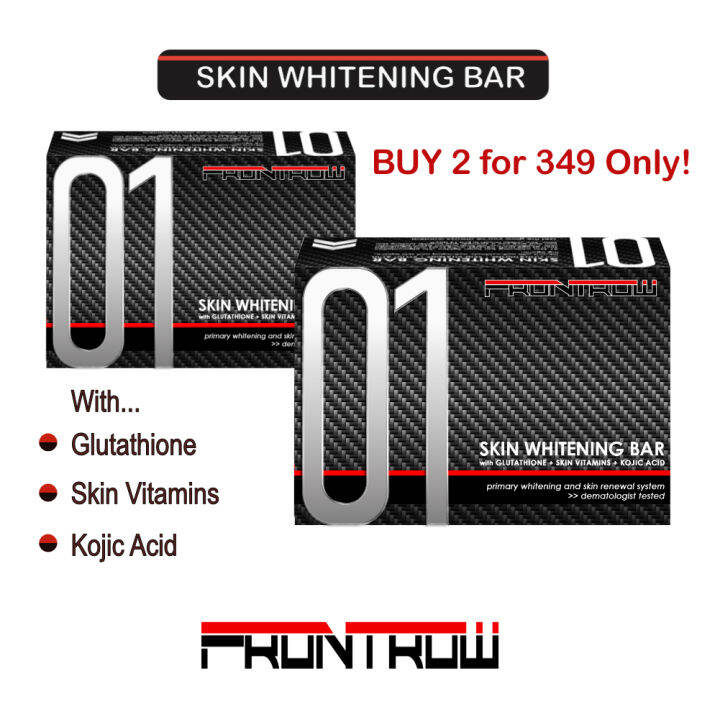 Luxxe White Frontrow soap 01 Skin Whitening Bar with Glutathione + Skin ...