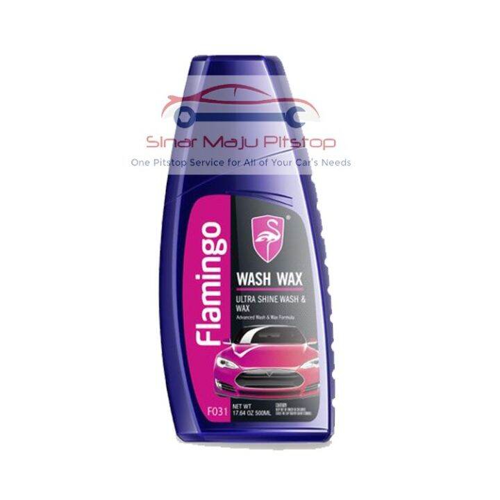 Flamingo Wash Wax 500 ml Original - Shampoo Sampo Cuci Mobil Ultra ...