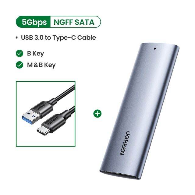 UGREEN SSD Case M.2 NVMe Case Enclosure USB C PCIe M2 SSD Caddy For ...