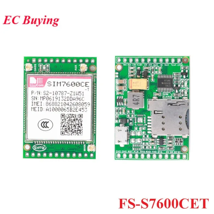 4กรัมโมดูลบอร์ดพัฒนา LTE คณะกรรมการหลัก SIM7600CE EC20 GPS Air720D ...