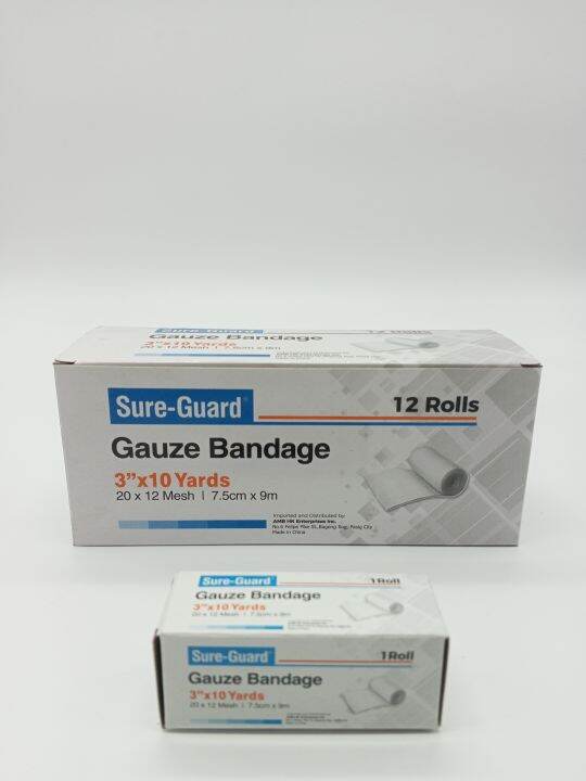 Sure-Guard Gauze Bandage 3' X 10 Yards | Lazada PH