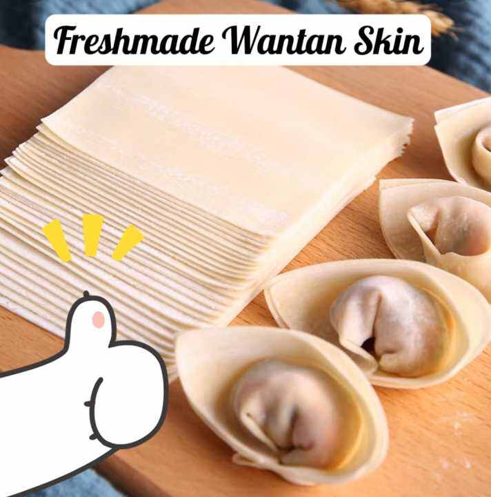 **Twin Packs** Freshmade Wanton Skin 400g Vacuum Pack Wanton Wrappers No Additive Added Dim Sum ...