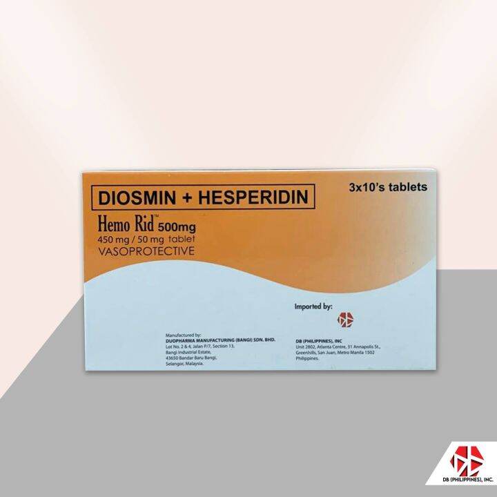 HEMO RID 500MG TAB x 30'S | Lazada PH