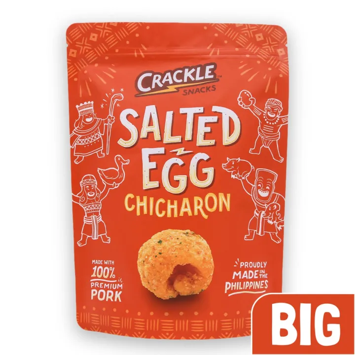 Crackle Snacks Salted Chicharon (Big) | Lazada PH