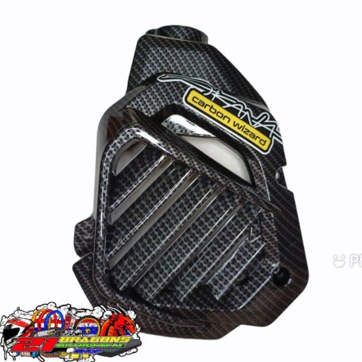 Honda Click v1 v2 v3 125 150i Carbon Radiator Cover (FREE Akana Sticker ...
