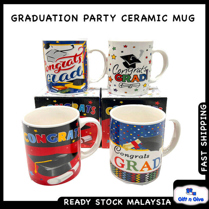Congratulation Congrats Grad Graduation Party Ceramic Mug Cup Drink ...