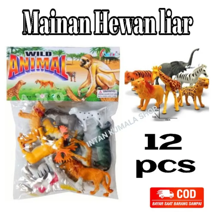 MAINAN ANAK ANIMAL KINGDOM MINI / MAINAN HEWAN KEBUN BINATANG HARIMAU ...