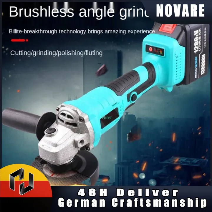 Germany original imported 800w 18v 125mm Brushless Cordless Angle ...