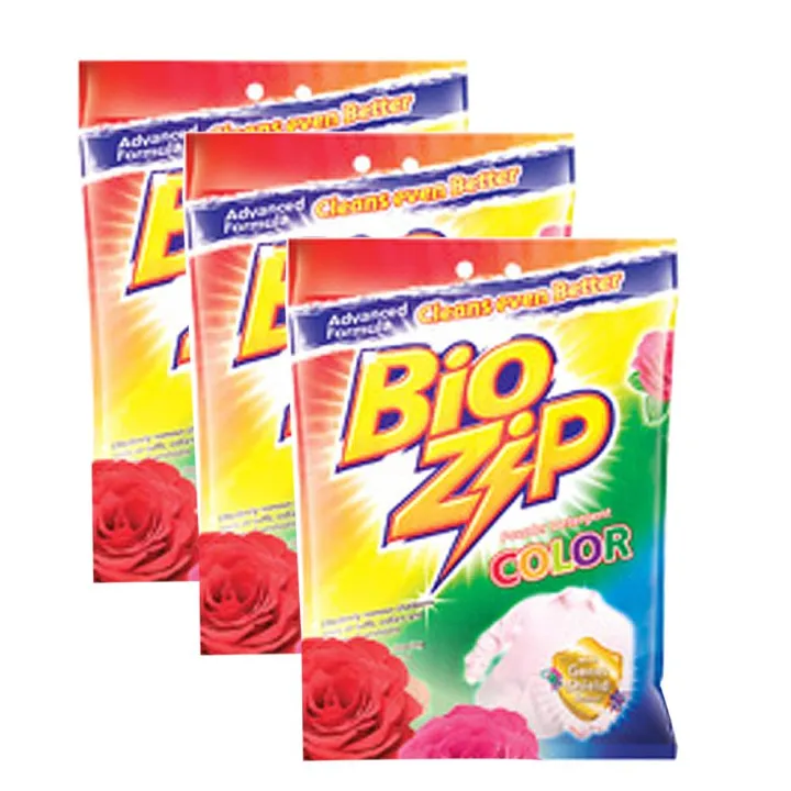Bio Zip Powder Detergent Color Detergent 3 Pack (4Kg per pack) | Lazada PH