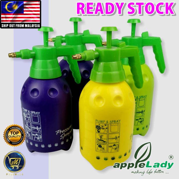 1.5L / 2L APPLE LADY Pressure Sprayer For Gardening / Plant Watering ...