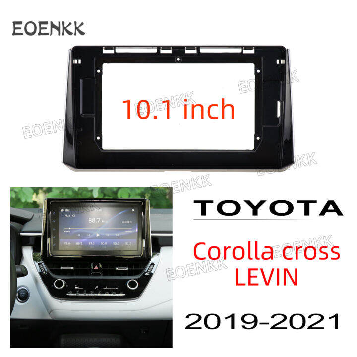 Honxun 10.1 inch android head unit fascia 2din radio frame car stereo ...