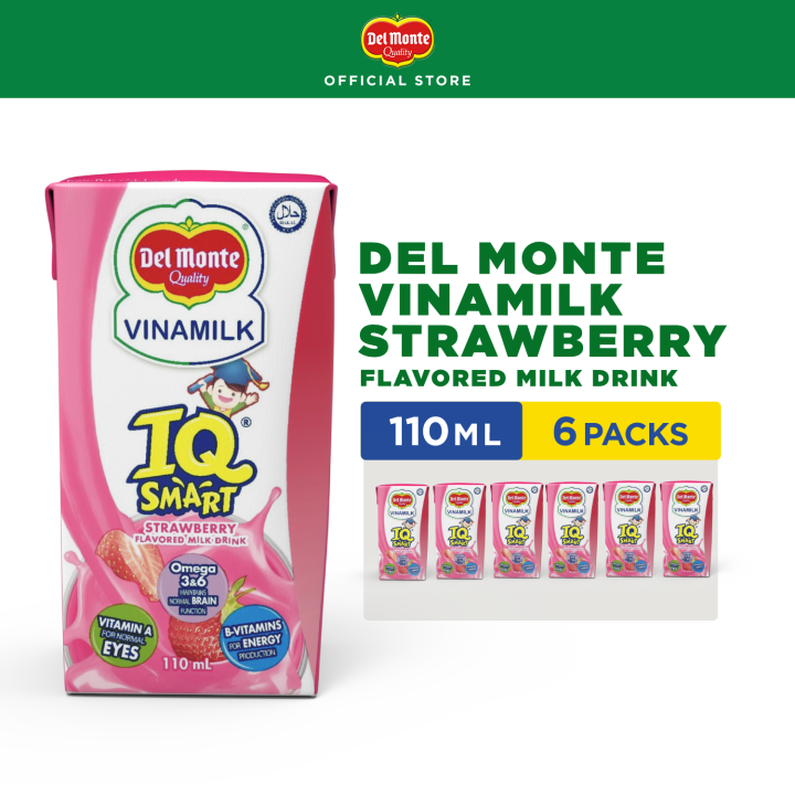 DEL MONTE VINAMILK IQ SMART™ Strawberry Flavored Milk Drink with OMEGA ...