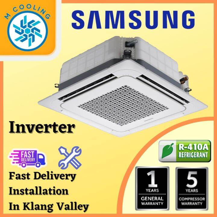 [INSTALLATION] SAMSUNG CEILING CASSETTE R410 INVERTER (AC-TN4) [2.0HP-2 ...