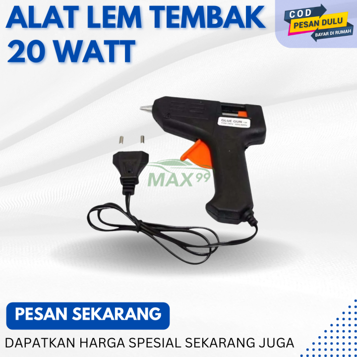 Alat Lem Tembak Pistol Lem Glue Gun 20 Watt | Lazada Indonesia