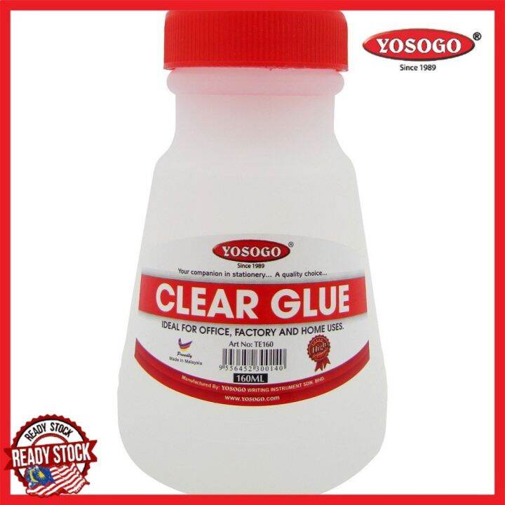 YOSOGO 160 ML Clear Glue Transparent Glue Adhesive Glue Polygum ...