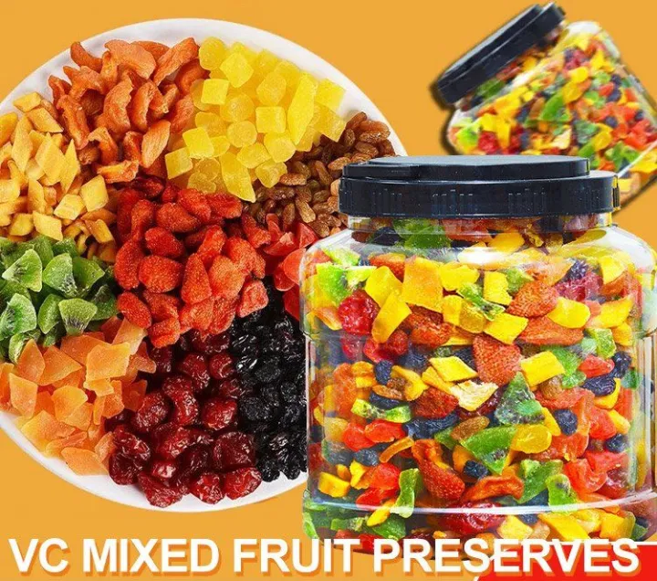 VIVINICE Extra Large Can of VC Mixed Fruit Preserves Ten Kinds of Dried ...