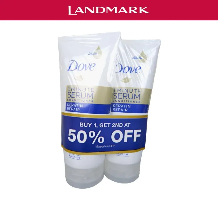 Dove Serum Shampoo Keratin Repair 1+1 Buy 1 Get 2nd At 50% Off - 300ml | Lazada PH