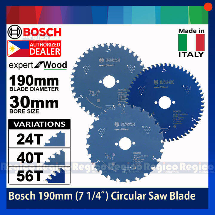 BOSCH 190mm 7 1/4 inches Expert for wood Circular Saw Blade #44047 ...