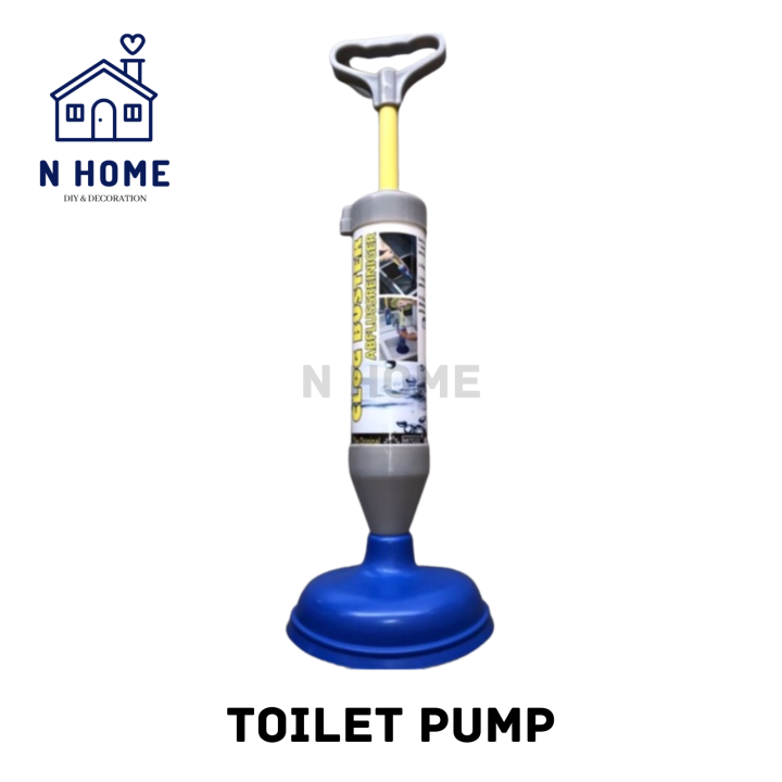N HOME Toilet Pump High Pressure Drain Buster Toilet Stain Sink Plunger ...