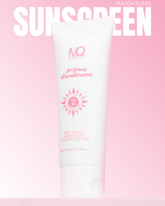 M.Q Cosmetics Get Glassy Perfecting SUNSCREEN - BIGGER VERSION 50ml ...