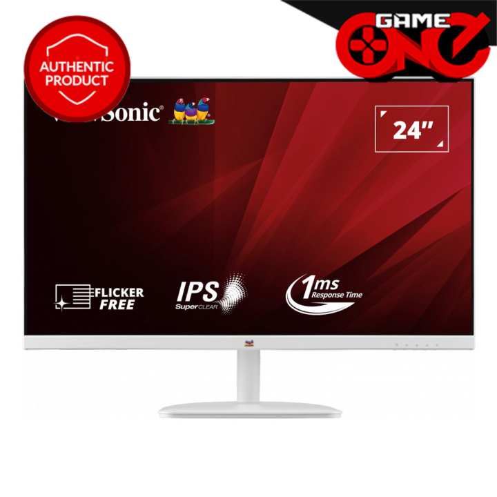 ViewSonic VA2432-H-W 24” Full HD IPS Monitor with Frameless Design ...