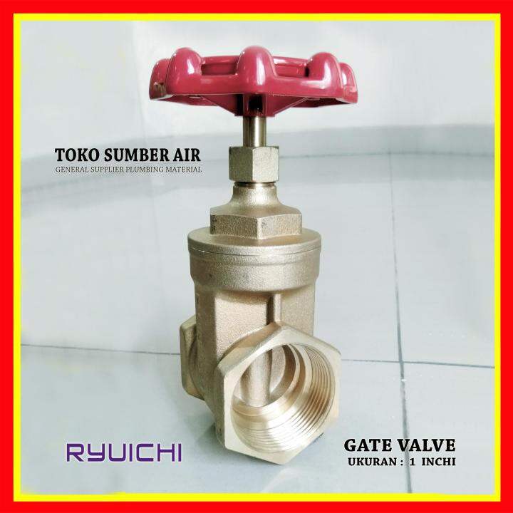 DRAT STOP KRAN 1 INCHI ( GATE VALVE ) RYUICHI | Lazada Indonesia