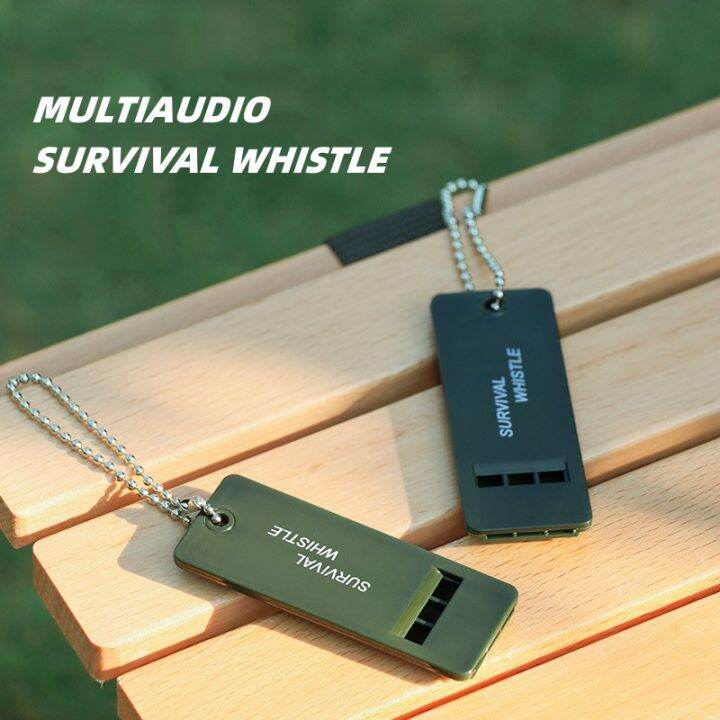 Value Three-band outdoor survival whistle lifesaving/high-pitched high ...