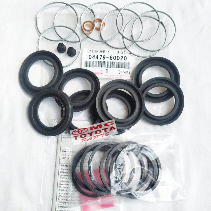 Kaliper Cylinder Kit Karet Rem Depan Land Cruiser VX80 04479-60020 ...