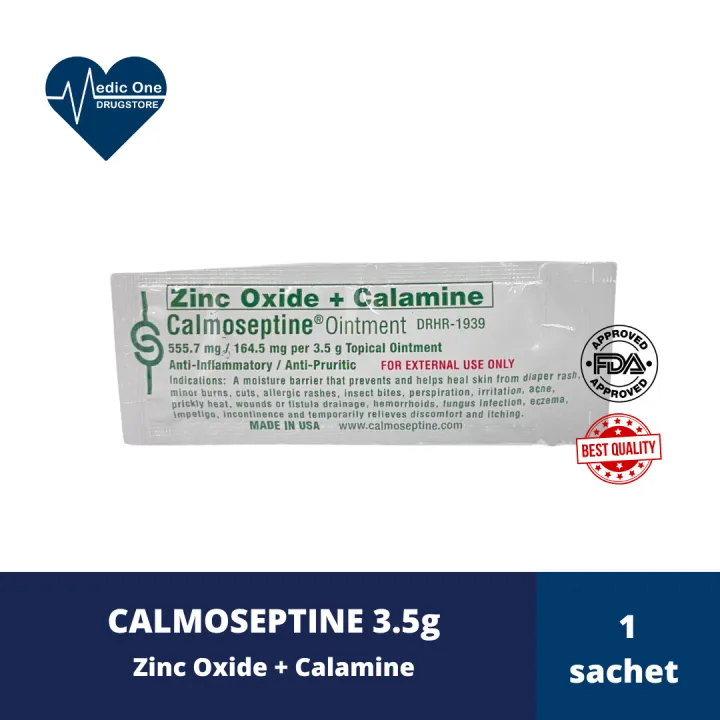 Calmoseptine Ointment 3.5g 1 sachet | Medic One Drugstore | Lazada PH
