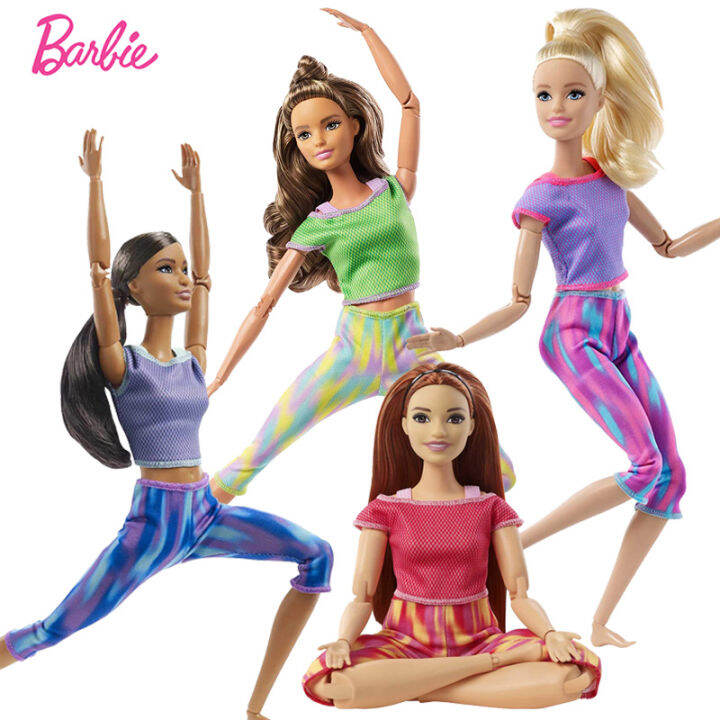 Original Barbie Doll Gymnastics Yoga Dancer Soccer Player Barbie Joint ...