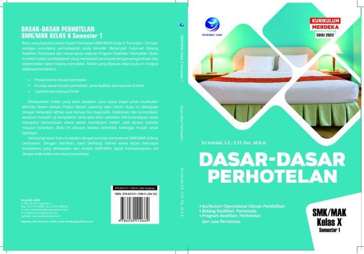 Dasar-Dasar Perhotelan SMK/MAK Kelas X Semester 1, 2 Merdeka 2022 | Lazada Indonesia