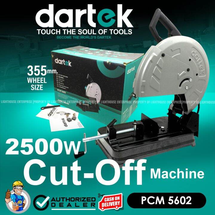 DARTEK 2500W Cut Off Machine / Chop Saw / Speed Cutter 355MM (PCM 5602 ...