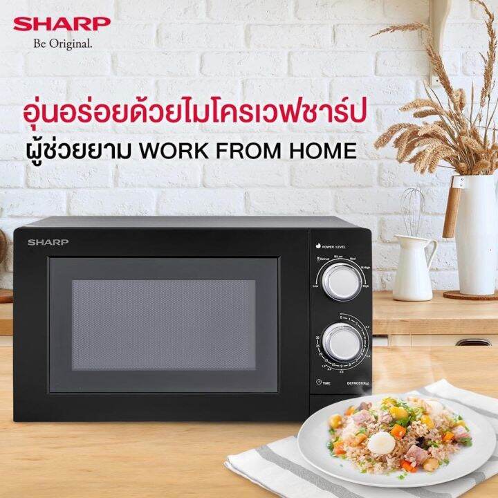 SHARP เตาอบไมโครเวฟ ความจุ 20 ลิตร รุ่น R-219 EX R219 (สีดำ) | Lazada.co.th