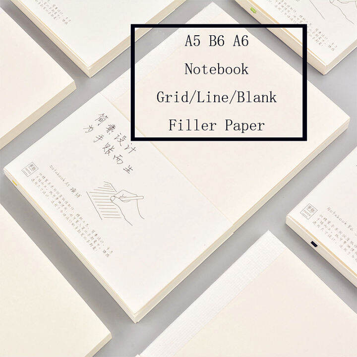Fromthenon A5A6B6 Diary Refill Filler Paper for Midori Personal ...